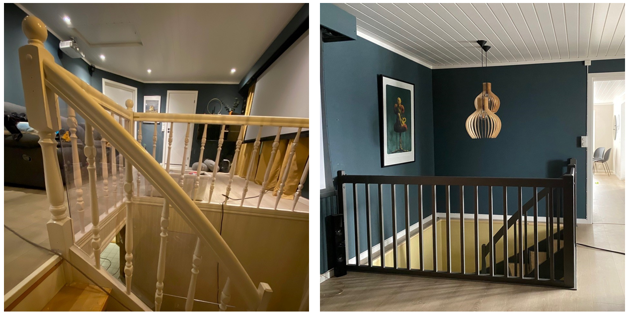 Den gamle trappa ble som ny » Hestnæs Trappefabrikk